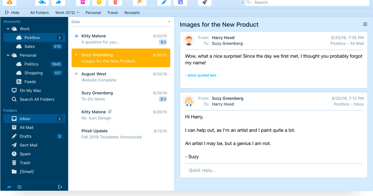 Design Your Own Email App - Postbox