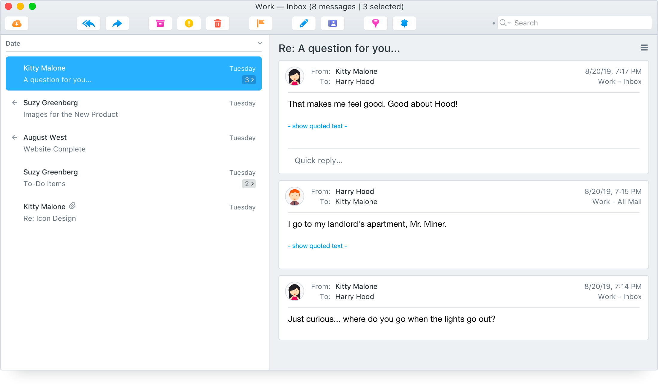 Screenshots - Postbox